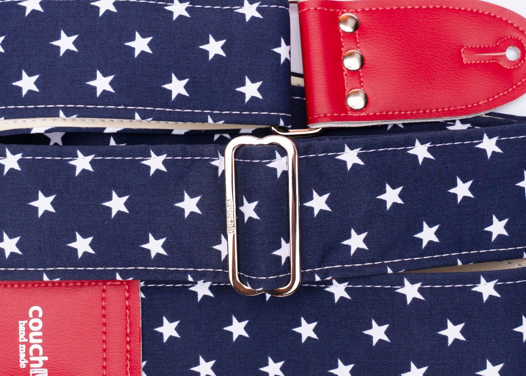 Abstract Flag Guitar Strap - The Red White and Blue - Limited Edition