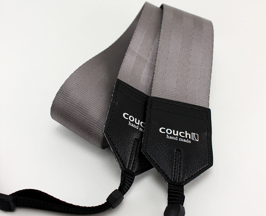 The Industrial Silver Seatbelt Camera Strap