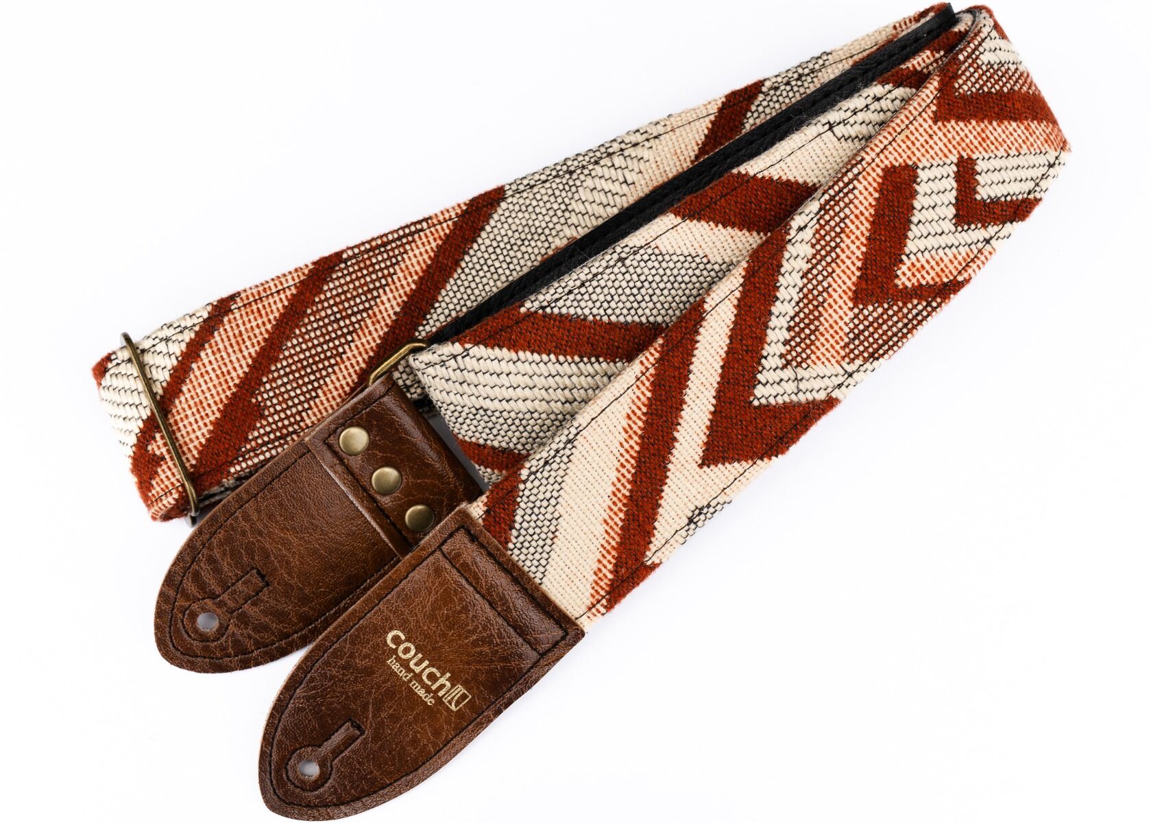 The Bendzinski Desert Psychedelic Chevron Guitar strap