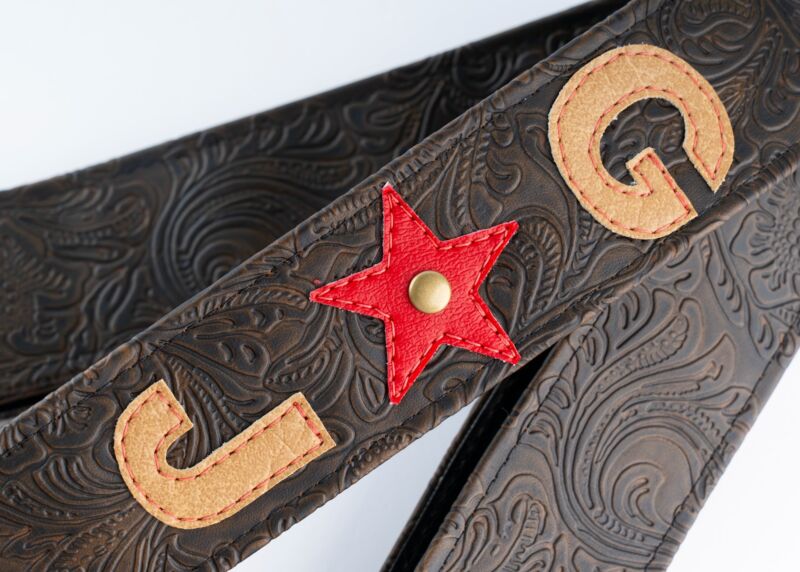 Nashville Western Custom Letters Personalized Guitar Strap
